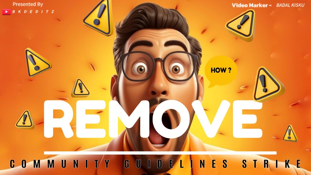 How to remove warning strike in YouTube channel ⚠️#warning #strike # ...