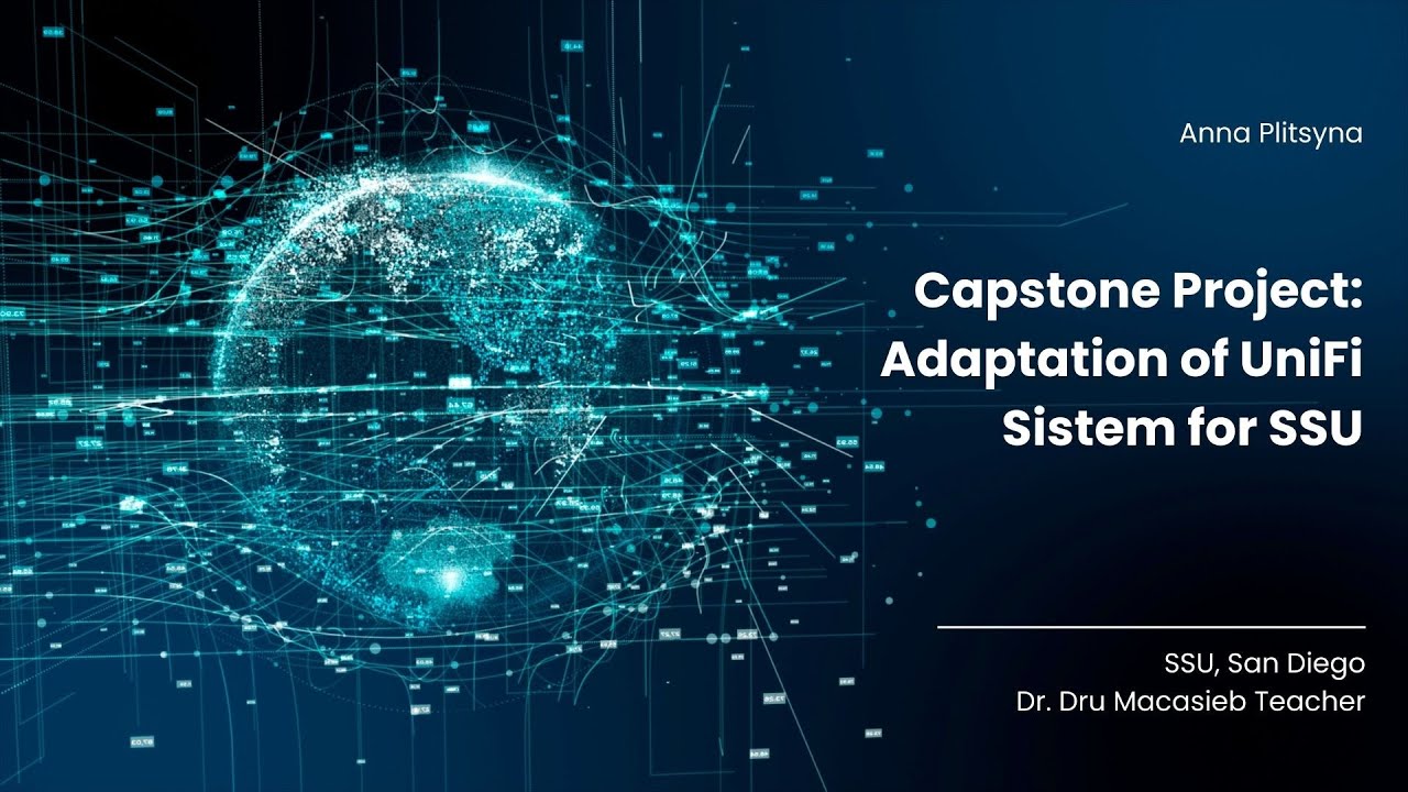 Capstone Project: Adaptation of UniFi System for SSU - YouTube