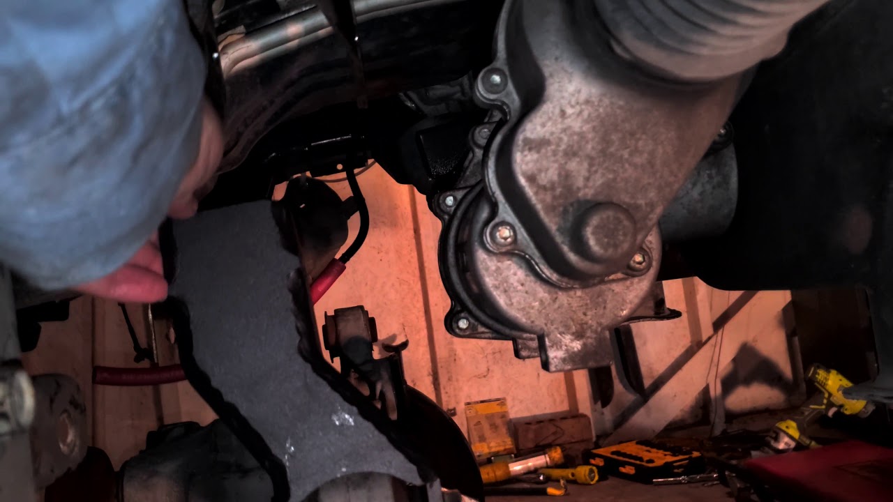 Install Ford F150 front differential using scissor jack at home - YouTube