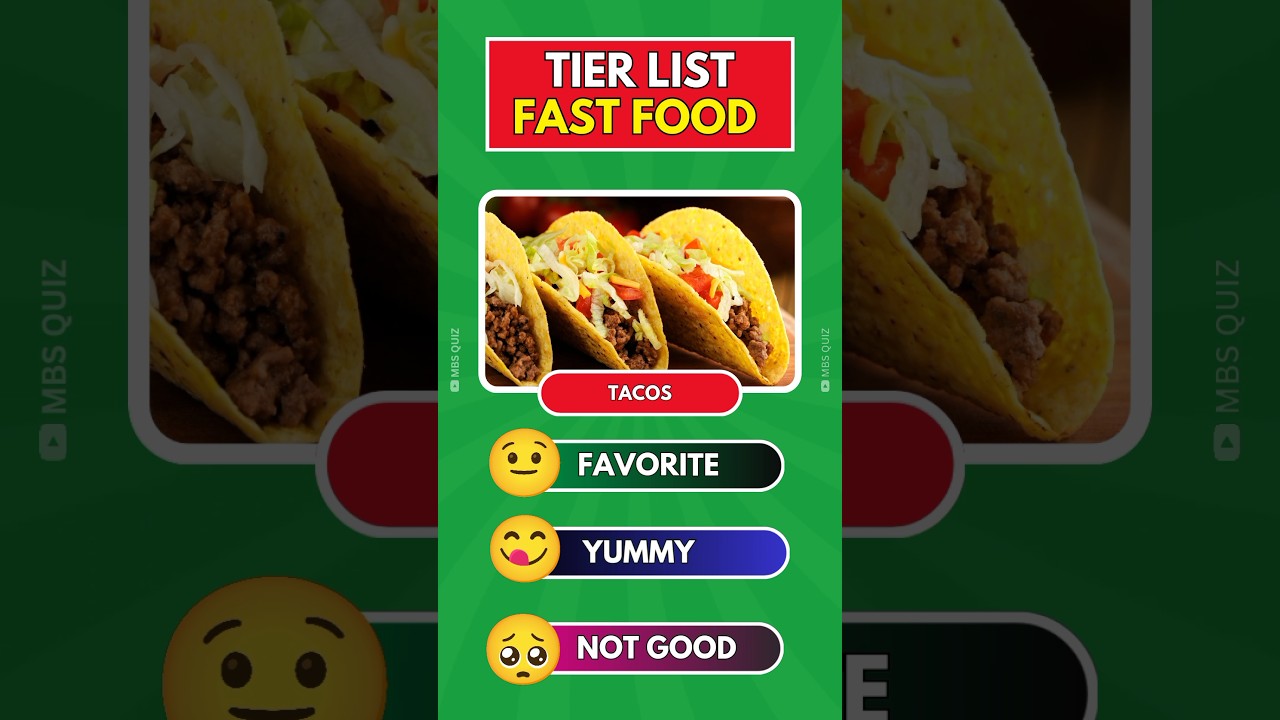 Tier List: Tacos 🌮| Quesadilla - YouTube