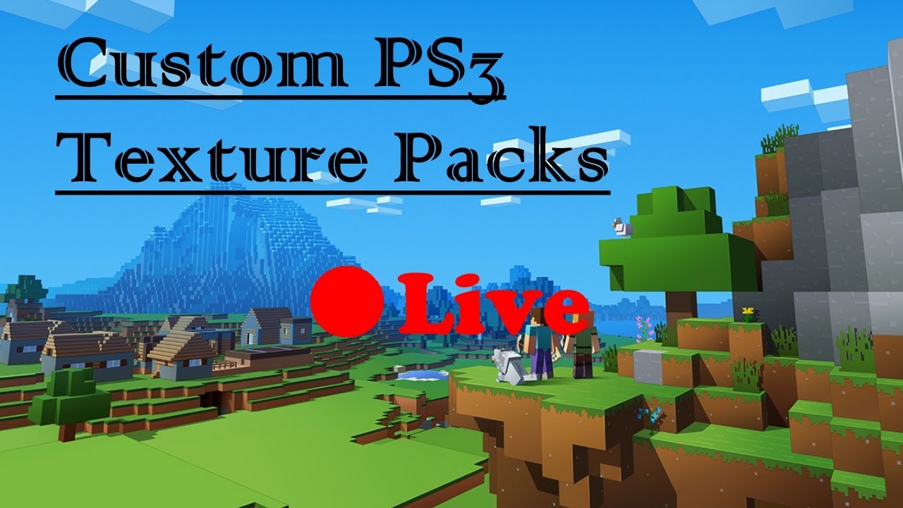 Making Some Minecraft PS3 mod Texture packs - YouTube