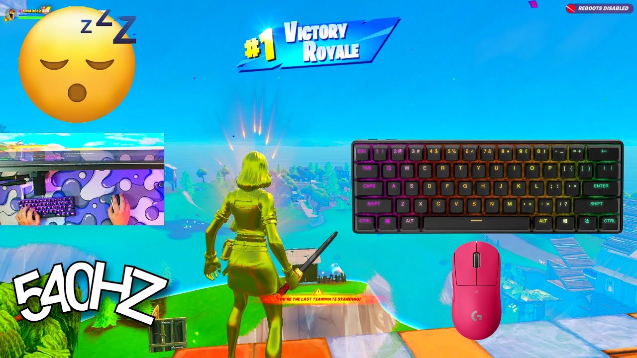 ⭐️SteelSeries Apex Pro Mini ASMR 😴 Fortnite OG Reload 🏆 Satisfying ...