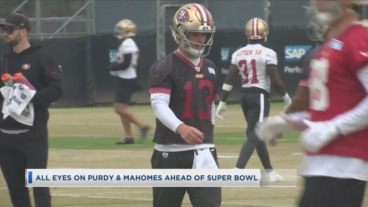 All Eyes On Purdy And Mahomes Ahead Of Super Bowl - YouTube
