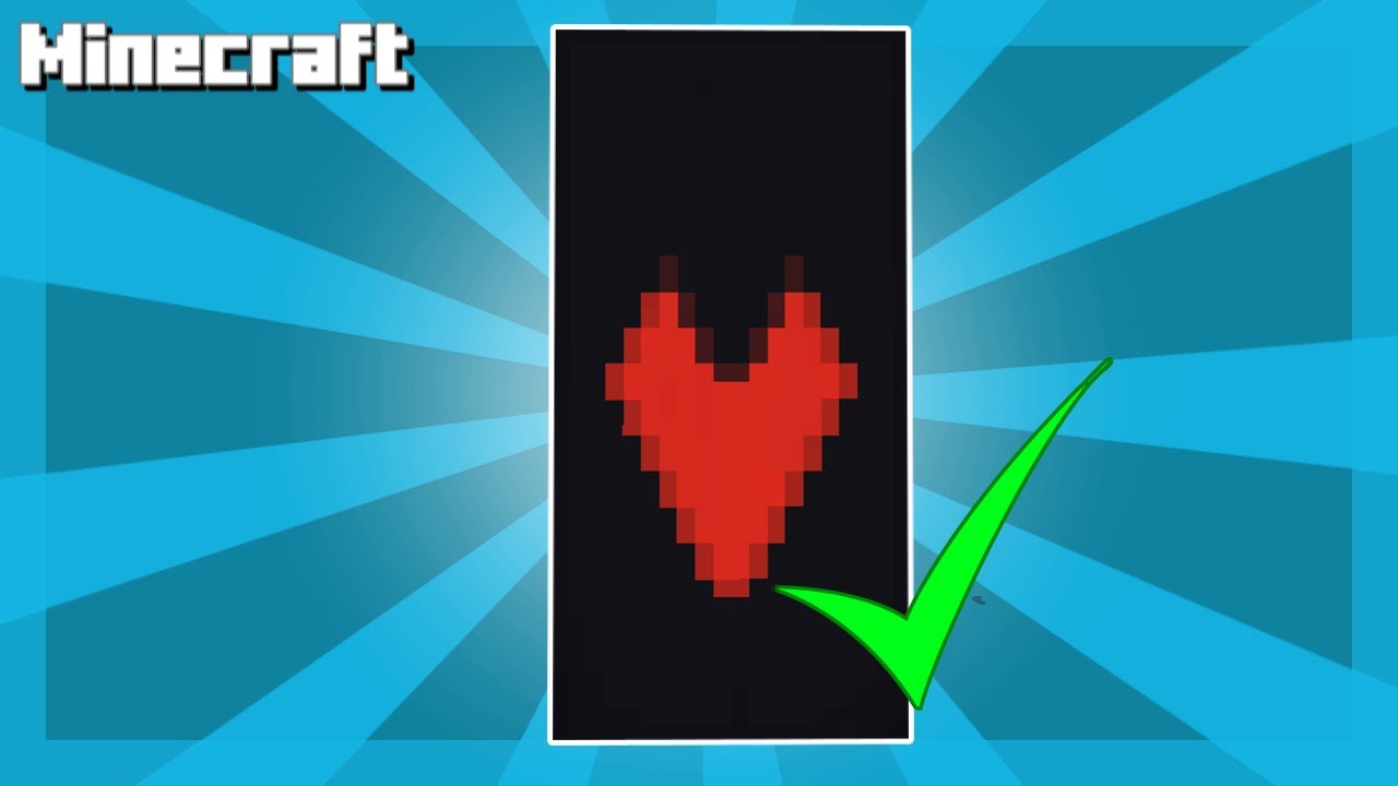 MINECRAFT | How to Make a Red Heart Banner! 1.21 Tutorial - YouTube