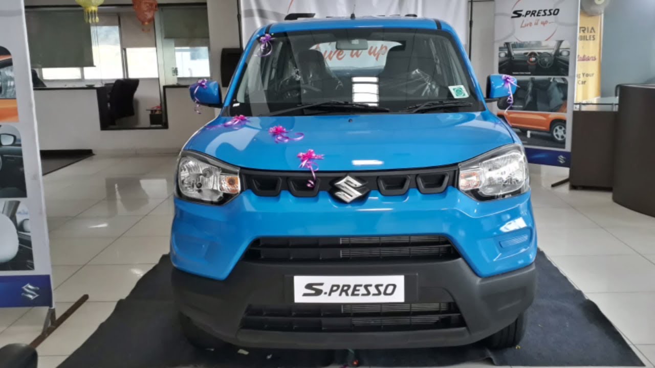 Maruti Suzuki S-Presso | Pearl Starry Blue | Exterior And Interior ...