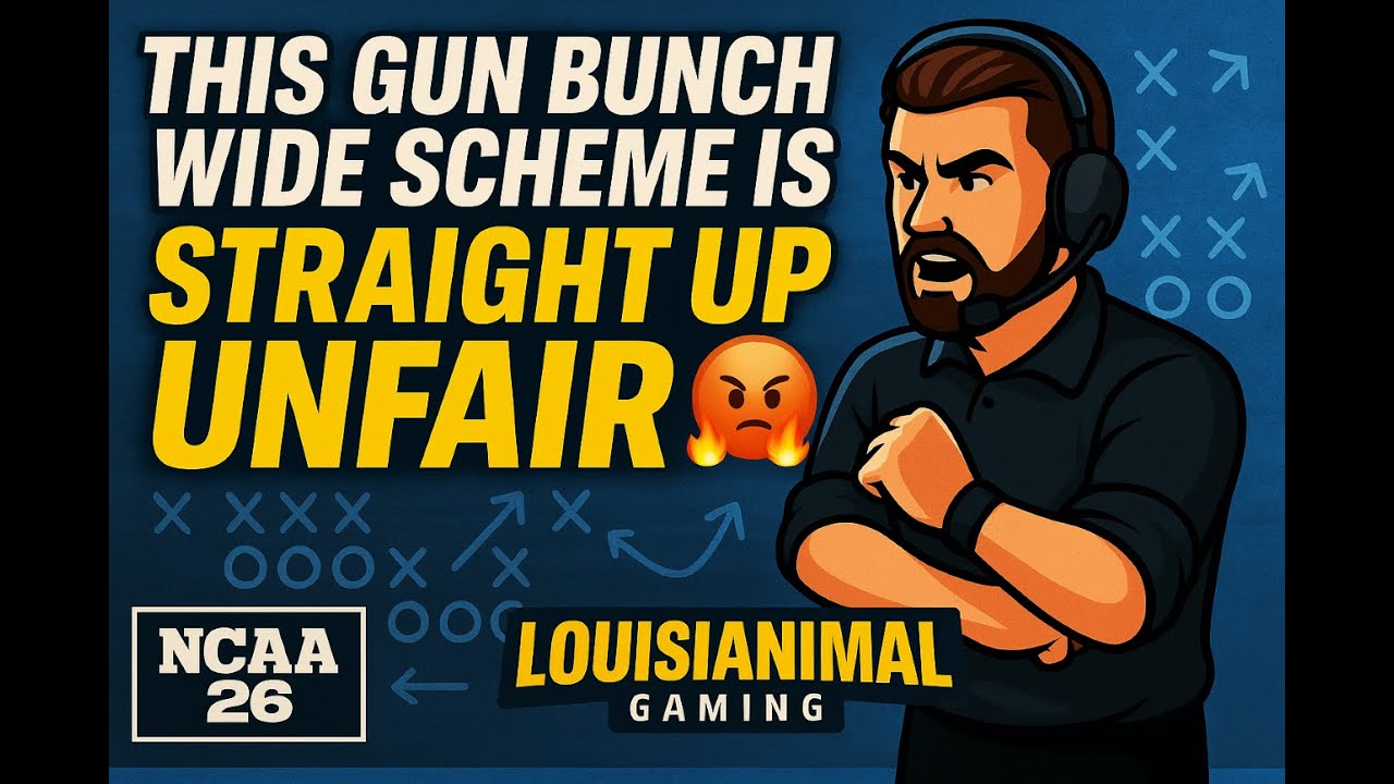 This GUN BUNCH WIDE Scheme is STRAIGHT UP UNFAIR 😤🔥 | NCAA Football 26 ...