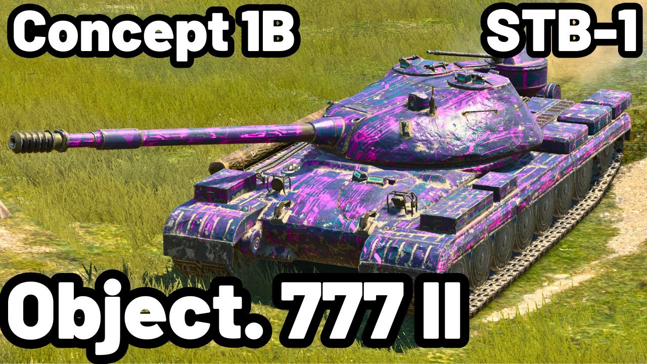 Object. 777 II, Concept 1B & STB-1 | WOT Blitz Pro Replays - YouTube