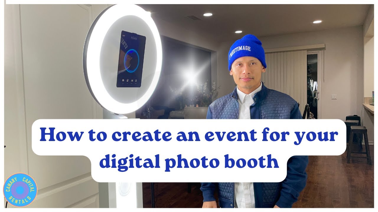 Event setup for digital photo booth | Snappic - YouTube