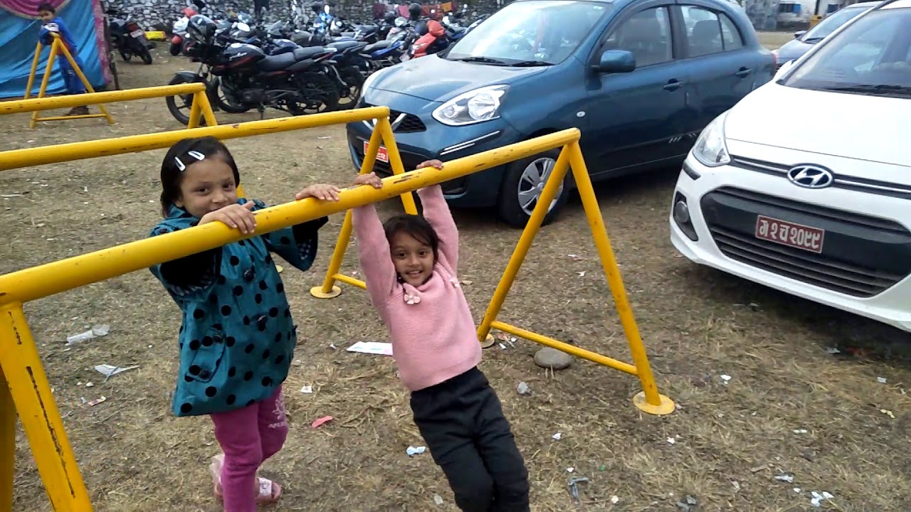 Prabidhi Adhikari with Astha Poudel Playing at CAN KASKI INFOTECH - YouTube