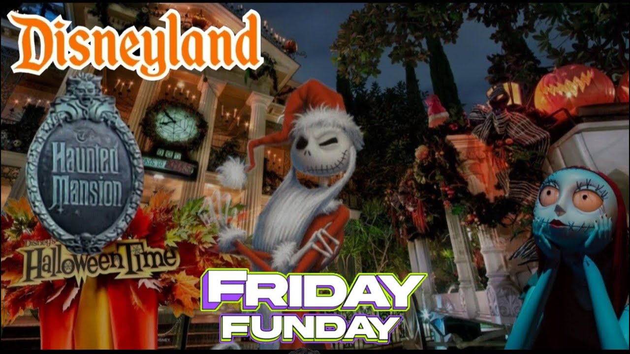 DISNEY Disneyland Spooky Fun Friday Rides Shows and the Haunted Mansion ...
