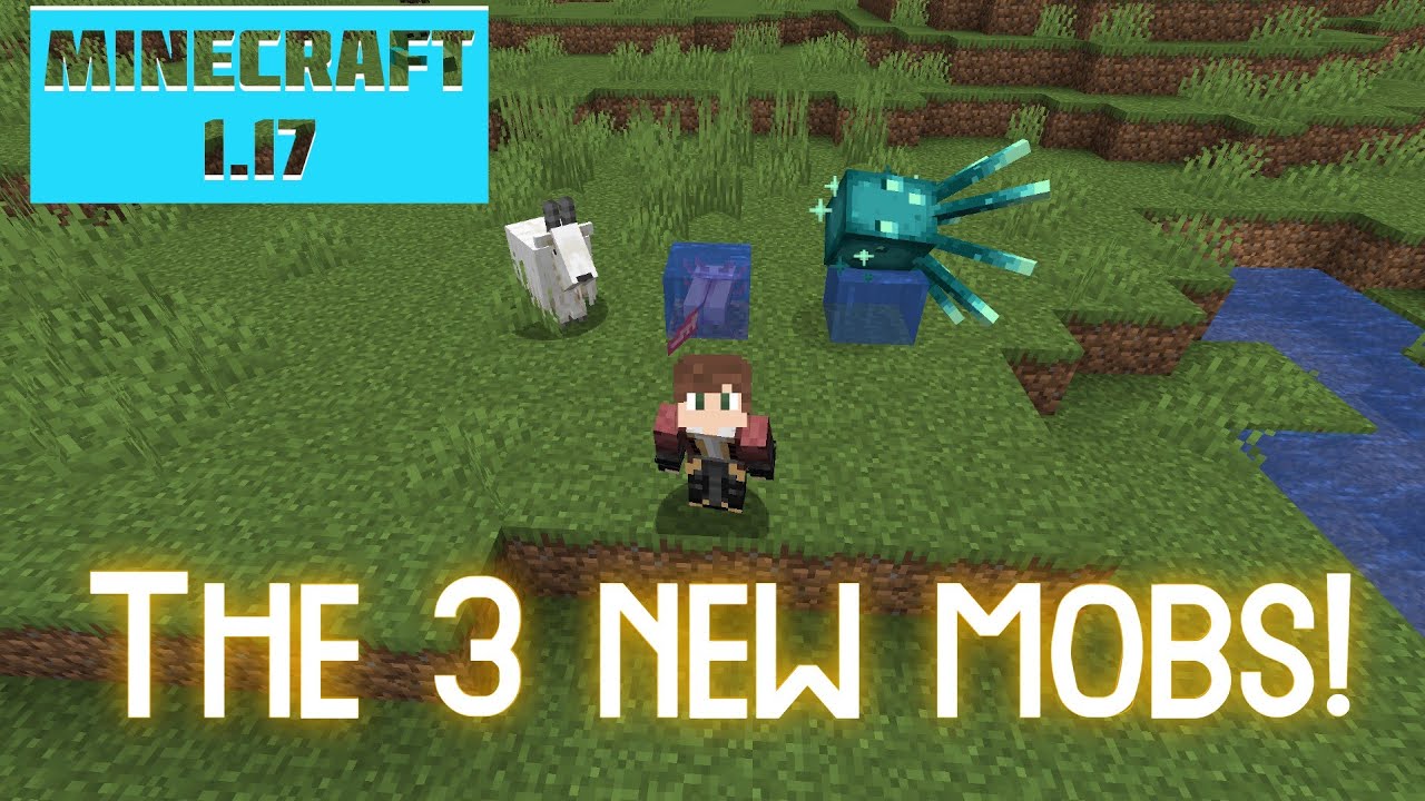 The 3 new Minecraft 1.17 mobs and what they do - YouTube
