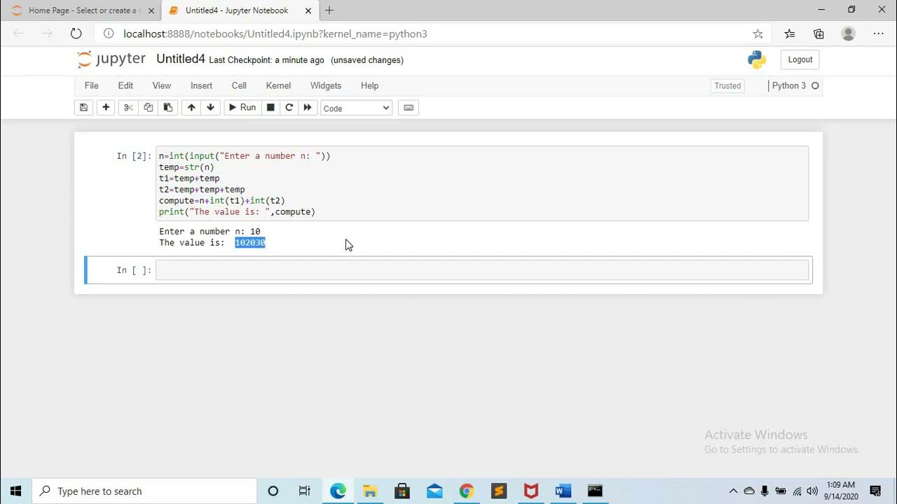 Python Program to Read a Number n and Compute n+nn+nnn - YouTube