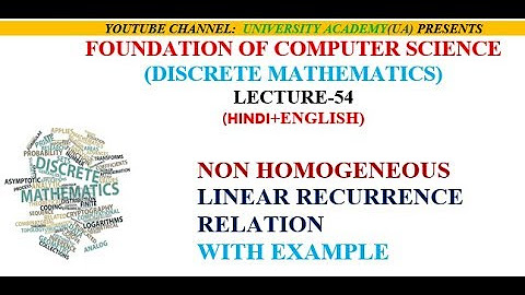 Analysis of Algorithms: 8 Solve Non-Homo Eq. + Substitution - YouTube