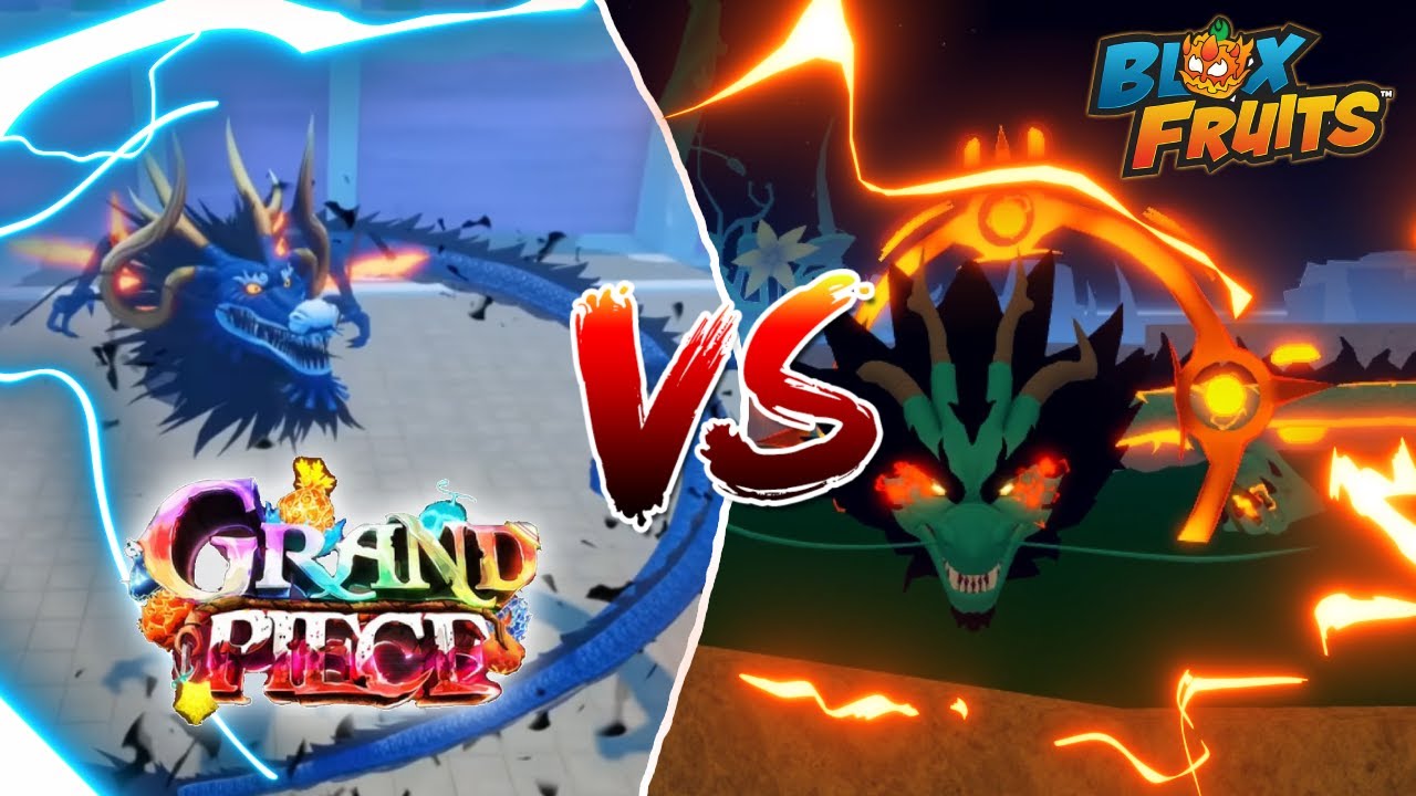 GPO Dragon Vs Blox Fruits Dragon - YouTube