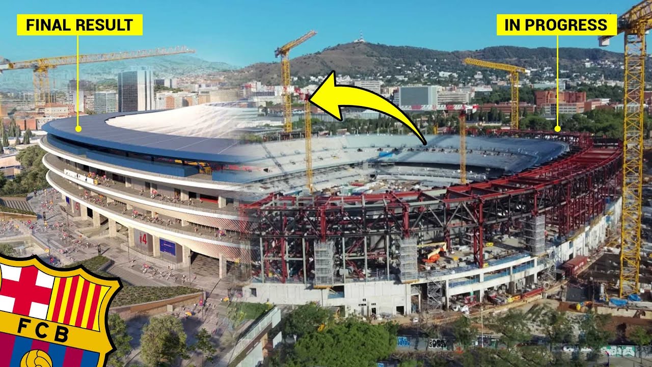 NEW Camp Nou Update (August 3, 2024) - YouTube