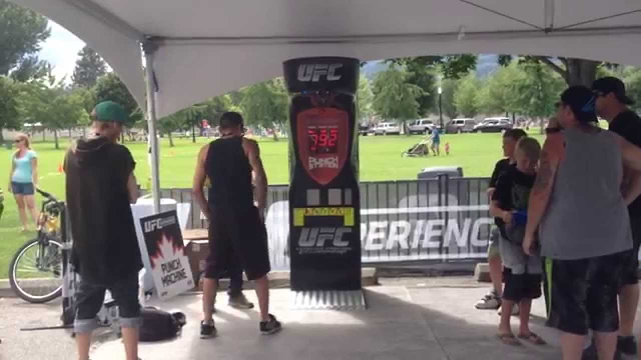 UFC Punch Machine Hard Hit - YouTube