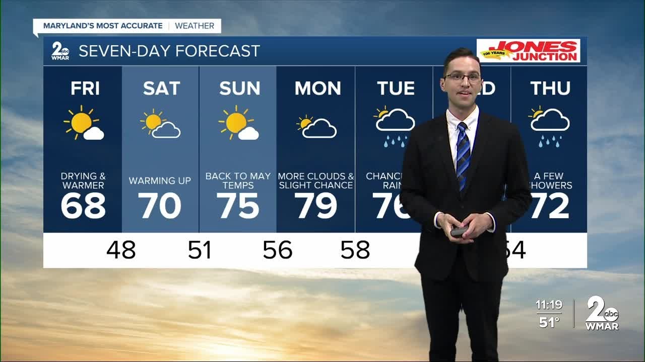 WMAR-2 News Chris Swaim Thursday night weather - YouTube