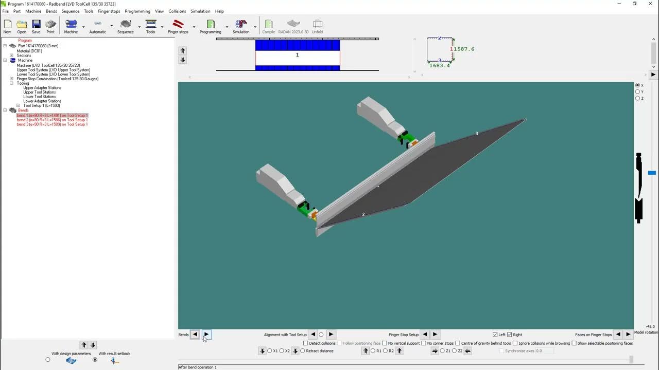 RADAN - Radbend Part Programming - YouTube