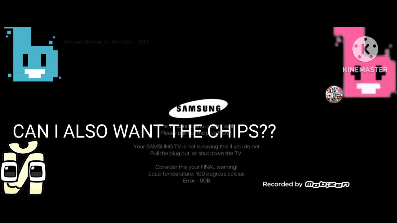 samsung smart tv overheating kill screen russian - YouTube