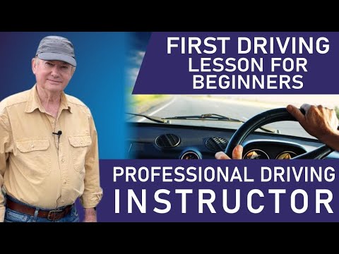 First driving lesson for beginners - YouTube