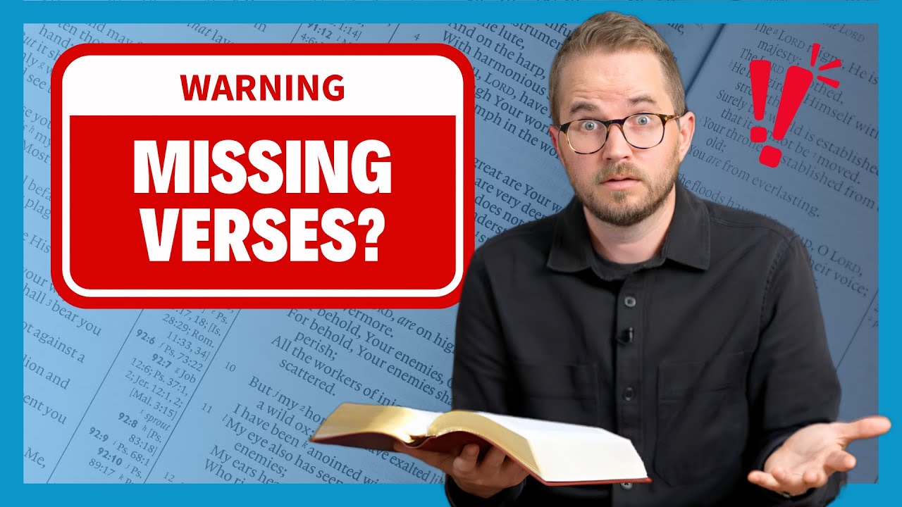 Missing Verses in the NIV, ESV, NLT, and More? - YouTube