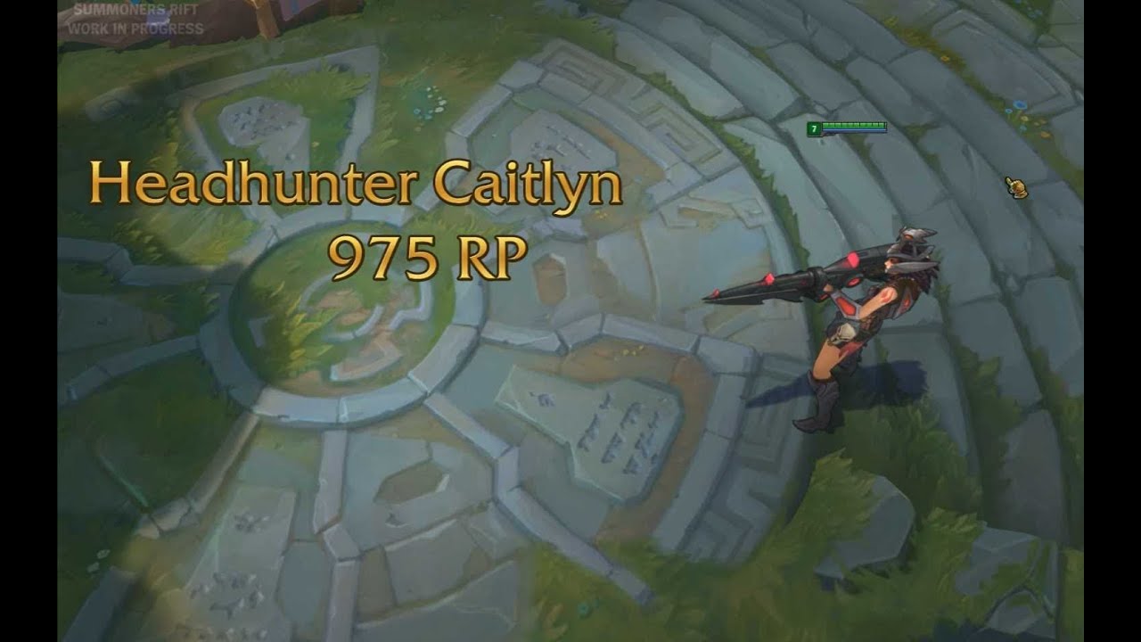 League of Legends PBE: Headhunter Caitlyn Skin Preview - YouTube