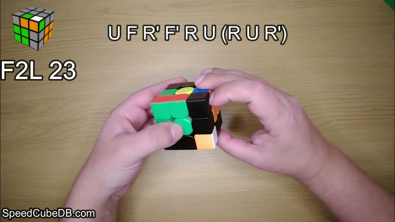 F2L Algorithms, FR Slot - F2L 23 [RUF] - YouTube