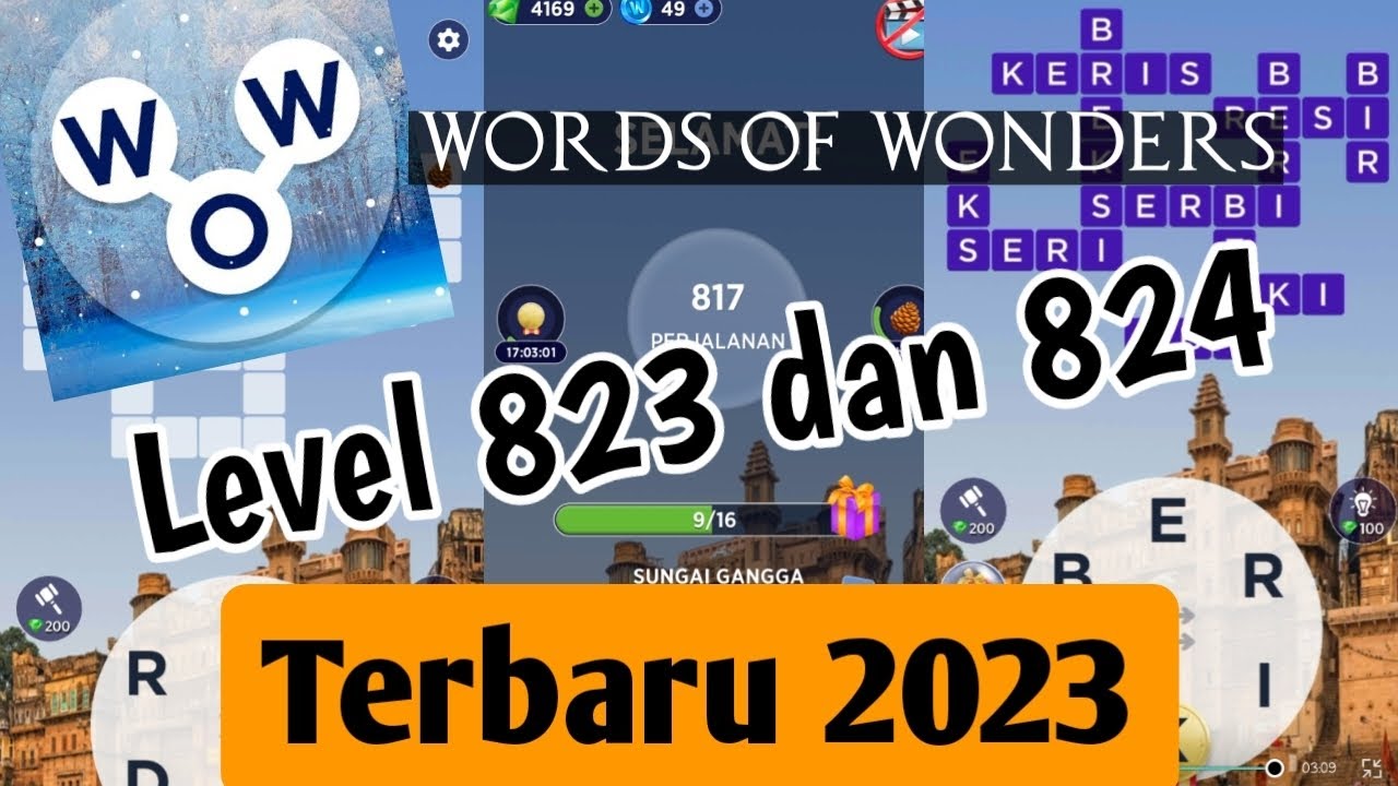 Kunci Jawaban WOW Level 823 & 824 Bahasa Indonesia Words of Wonders ...