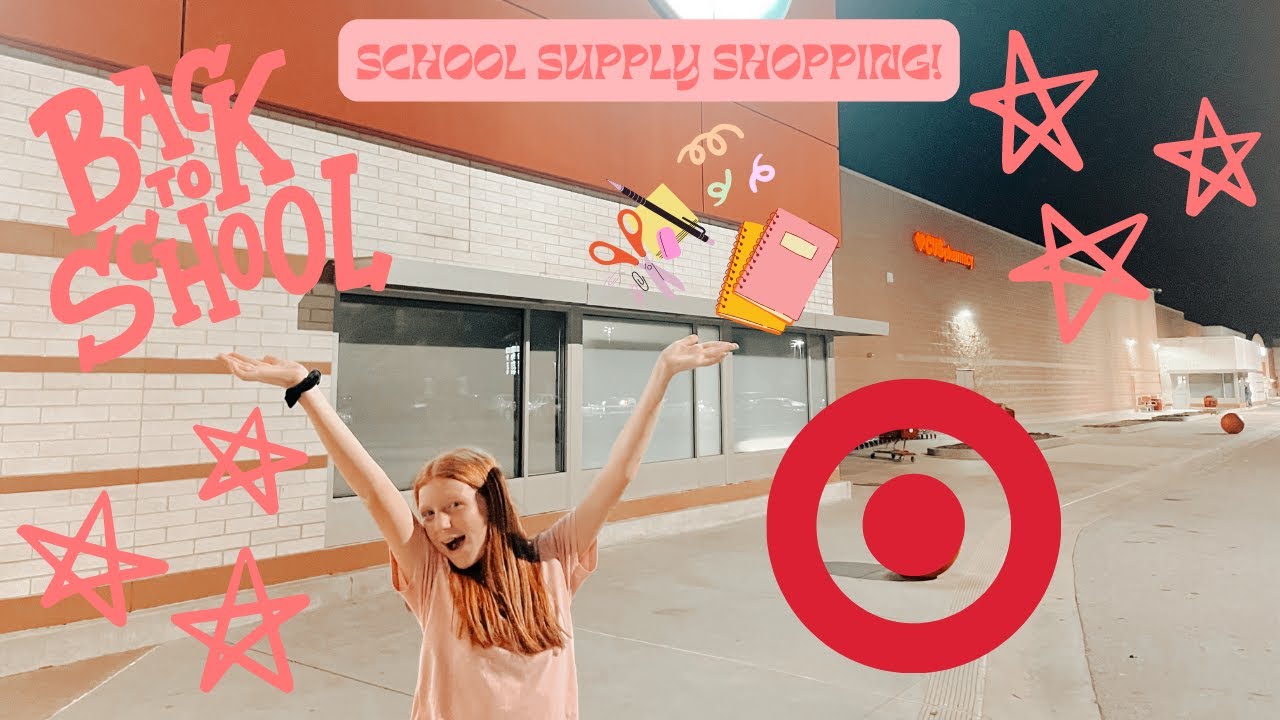 SCHOOL SUPPLIES SHOPPING!! | emalyn grace - YouTube