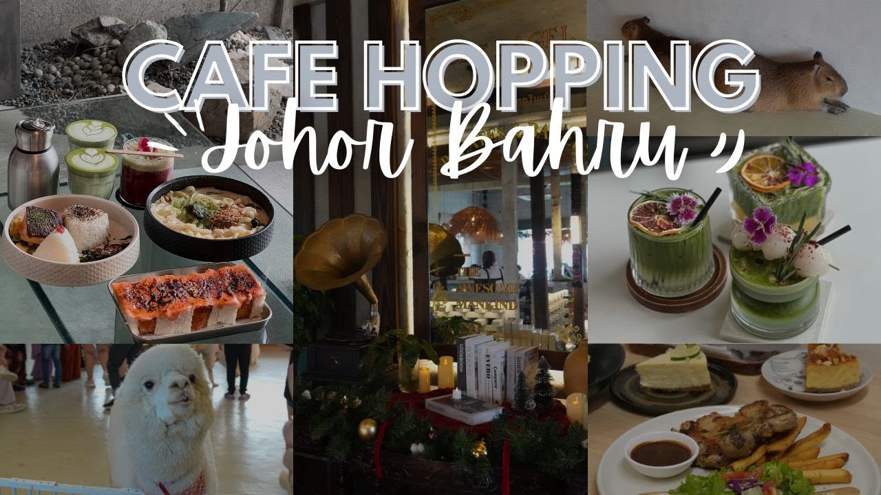 11 JB CAFES TO VISIT 🇲🇾 alpaca & capybara cafe 🦙 good matcha 🍵 bagels 🥯 ...