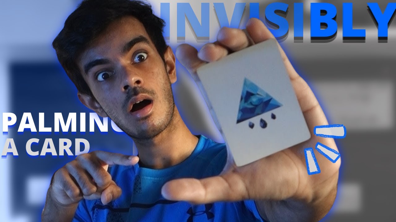 Magically Palming A Card... But Invisibly?! - YouTube