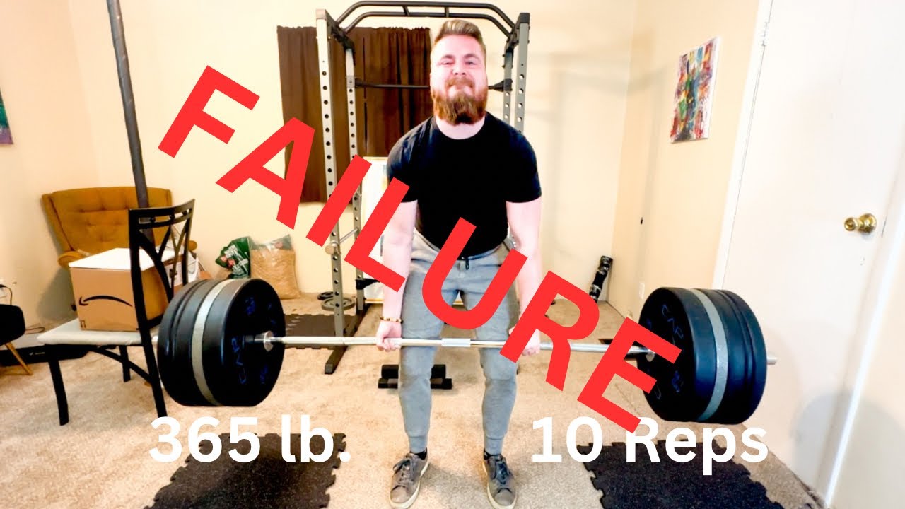 Crushing a 365 lb Deadlift for 9.5 Reps | Strength Training PR - YouTube