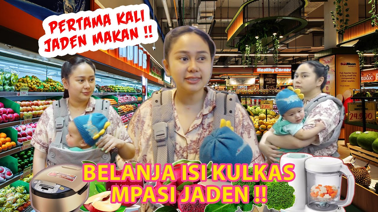 MOMMY JADEN BELANJA PERSIAPAN MPASI !! - YouTube