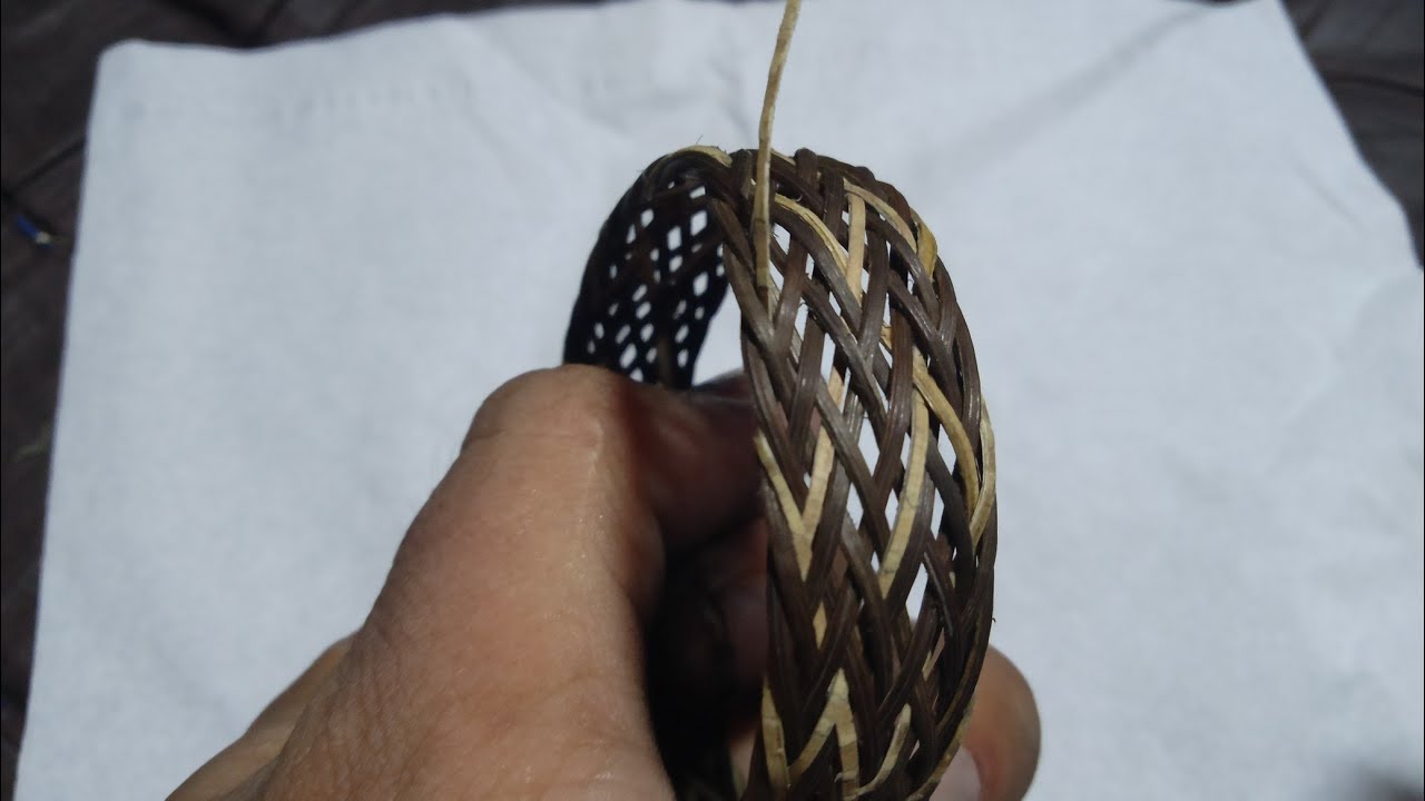 TUTORIAL MENGANYAM RESAM, ROTAN, SIMPAI, KHAS BORNEO. - YouTube