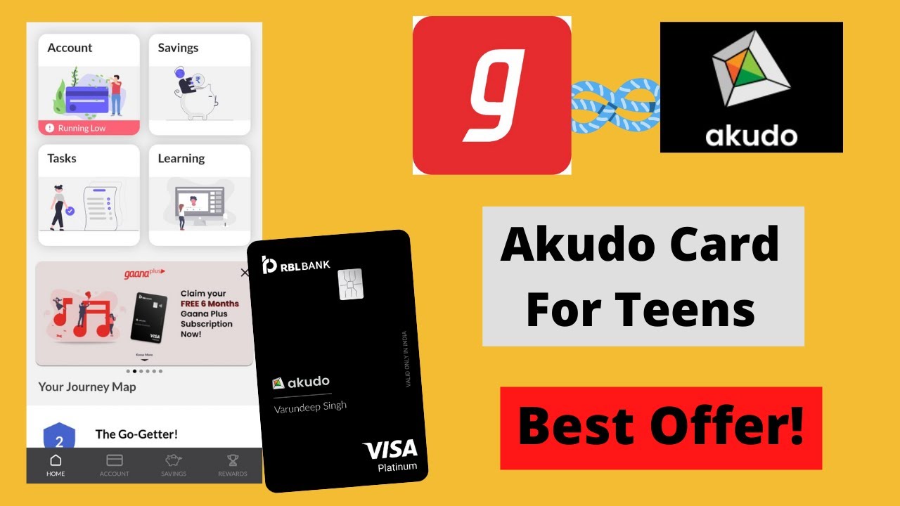 Akudo - Neo Bank For Teens | Gaana Offer Available - YouTube