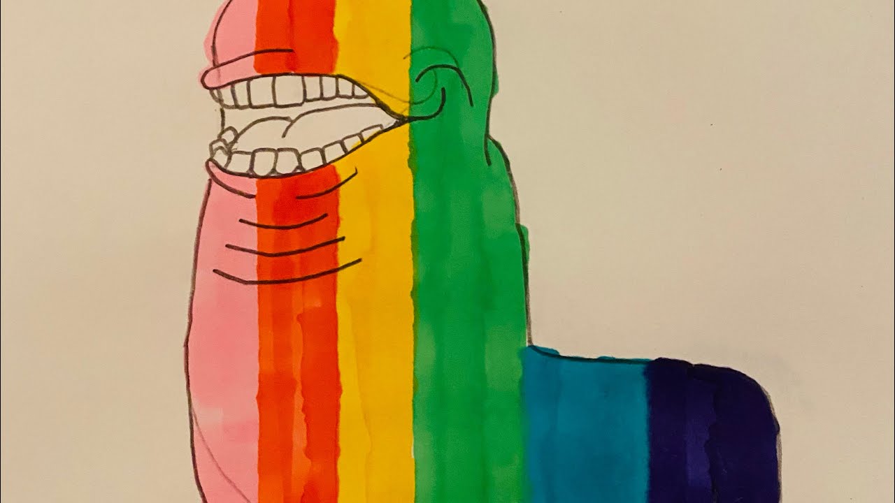 How to draw: Derpy Rainbow Llama - YouTube