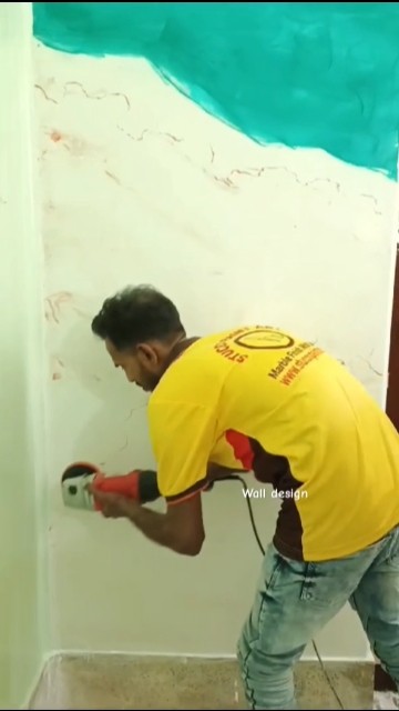 Stucco marvel finished design done by painting service Kolkata ...