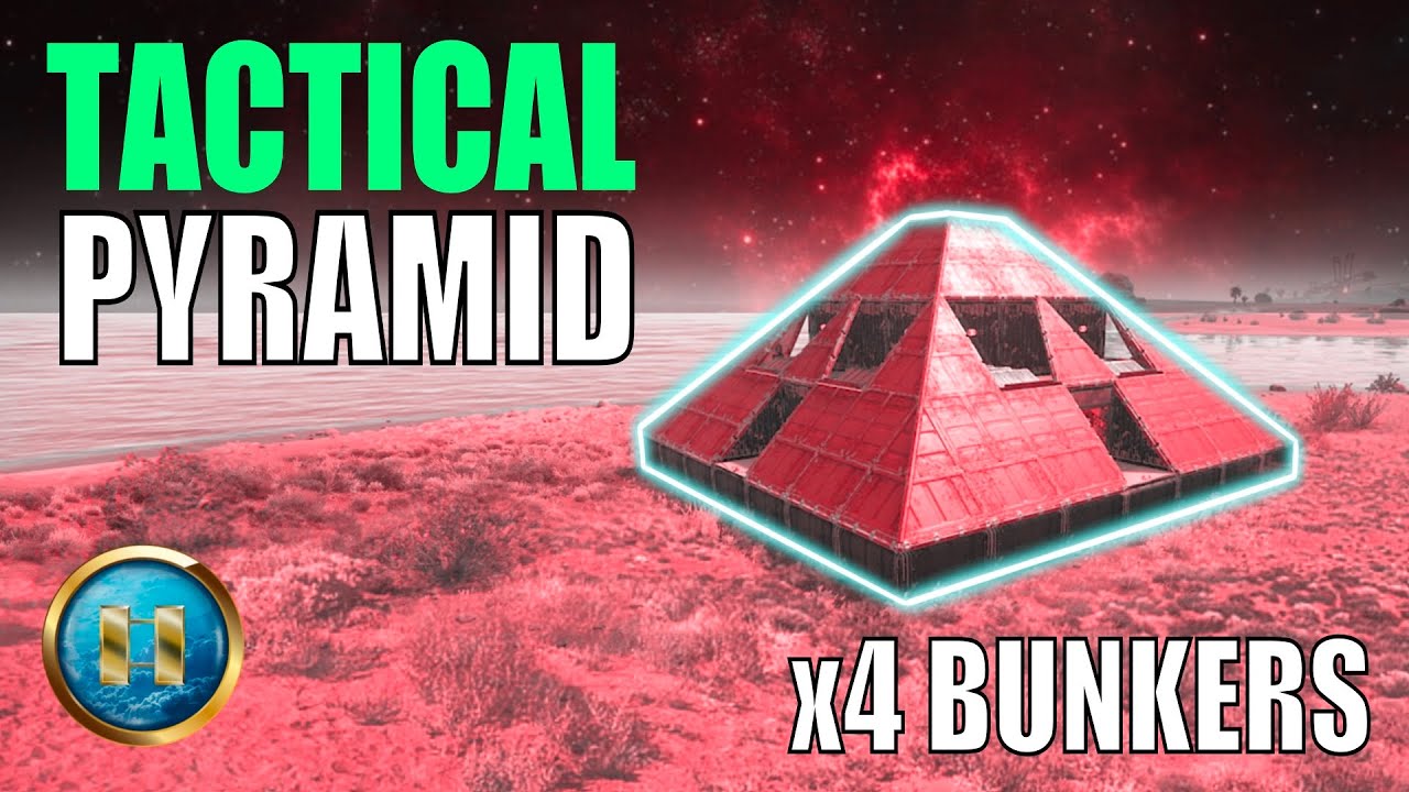RUST - Tactical Pyramid Base Design - YouTube