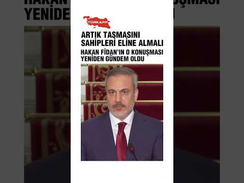 🟥“Artık Tasmasını Sahipleri Eline Almanlı ve Sahip Çıkmalı!” – Hakan FİDAN Sert Konuştu #viral #fyp