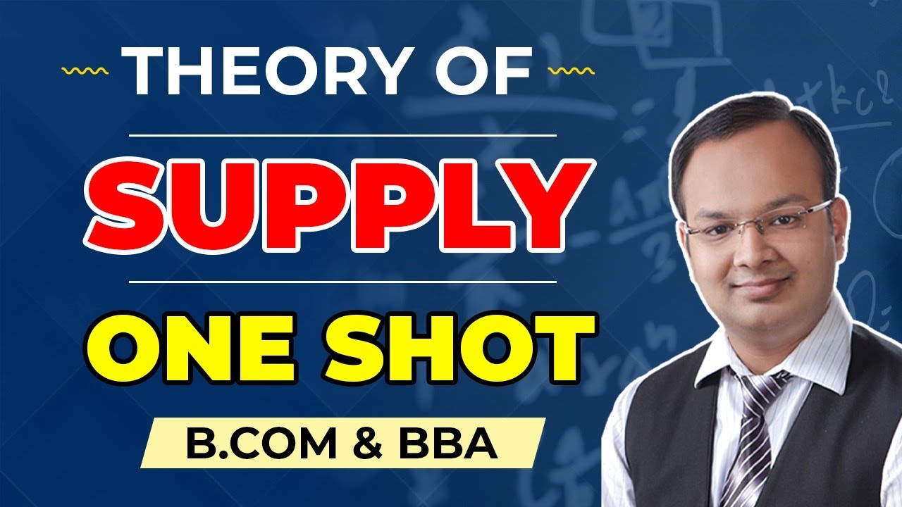 Theory Of Supply One Shot | B.com & BBA | Microeconomics | What is ...