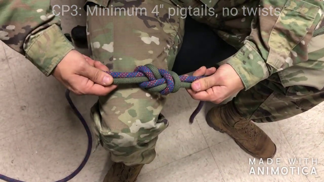 Sapper Knots Tutorial: Figure Eight Bend - YouTube