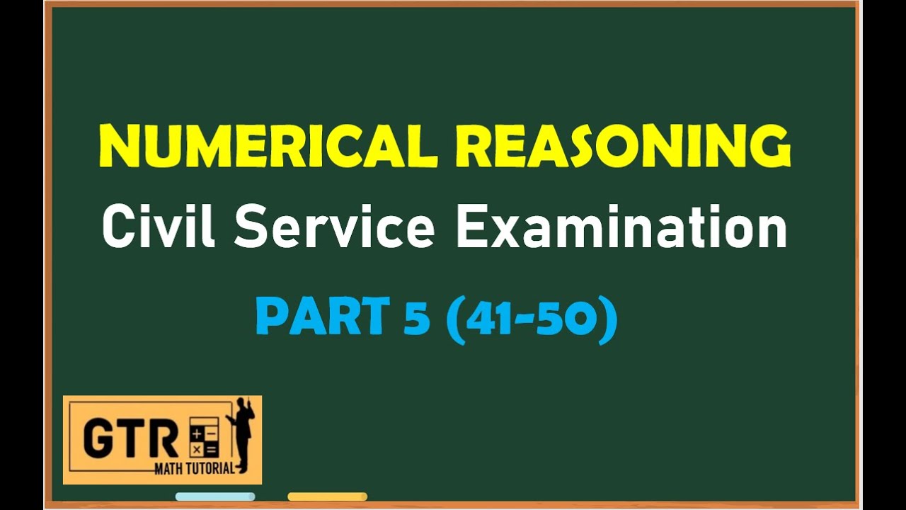 CIVIL SERVICE EXAM REVIEWER PART 5 (41-50) - YouTube