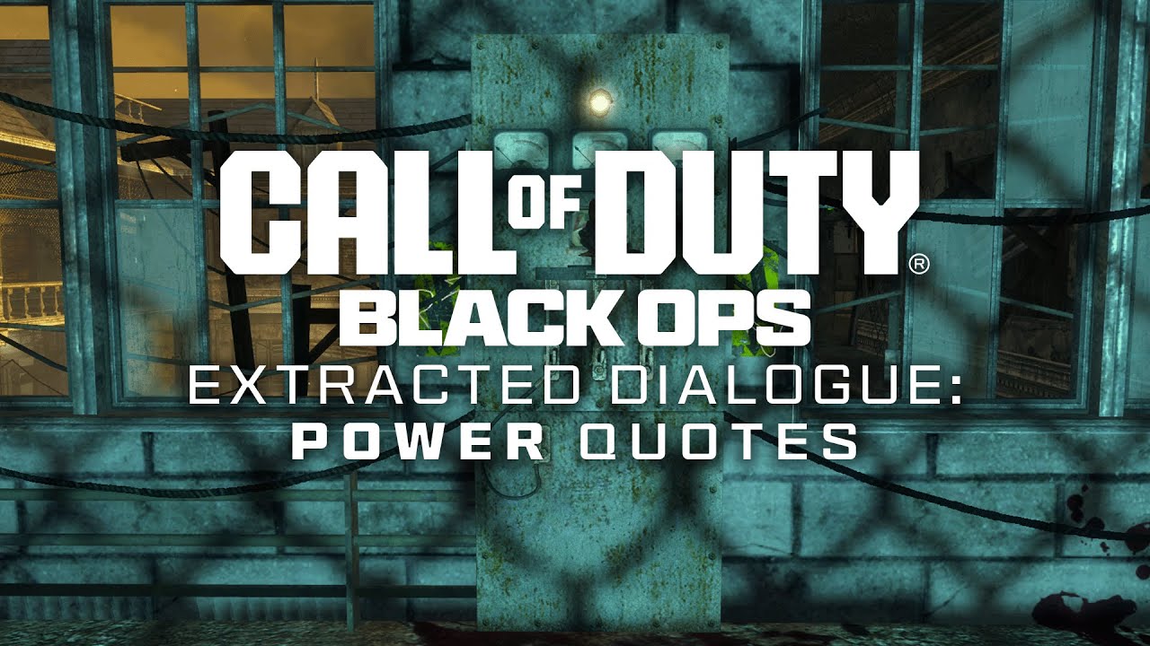 Black Ops 1 - 3 Zombies - Power Quotes - YouTube