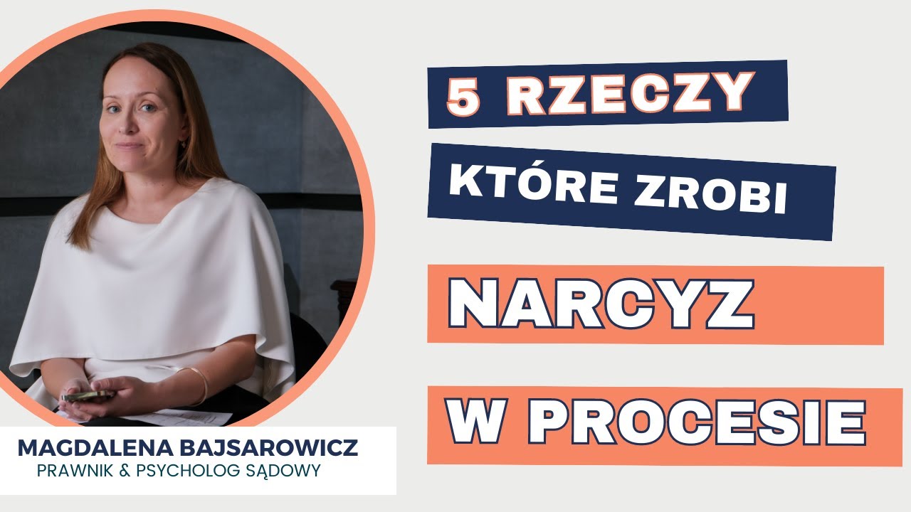 Zachowania narcyza - 5 rzeczy, które narcyz zrobi w procesie - YouTube