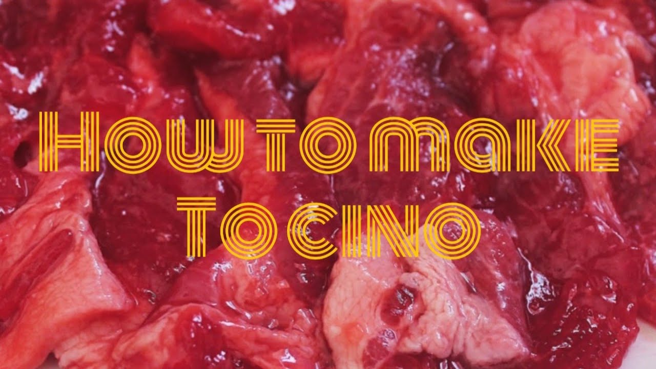 How to Make Tocino Easy way to make Tocino - YouTube