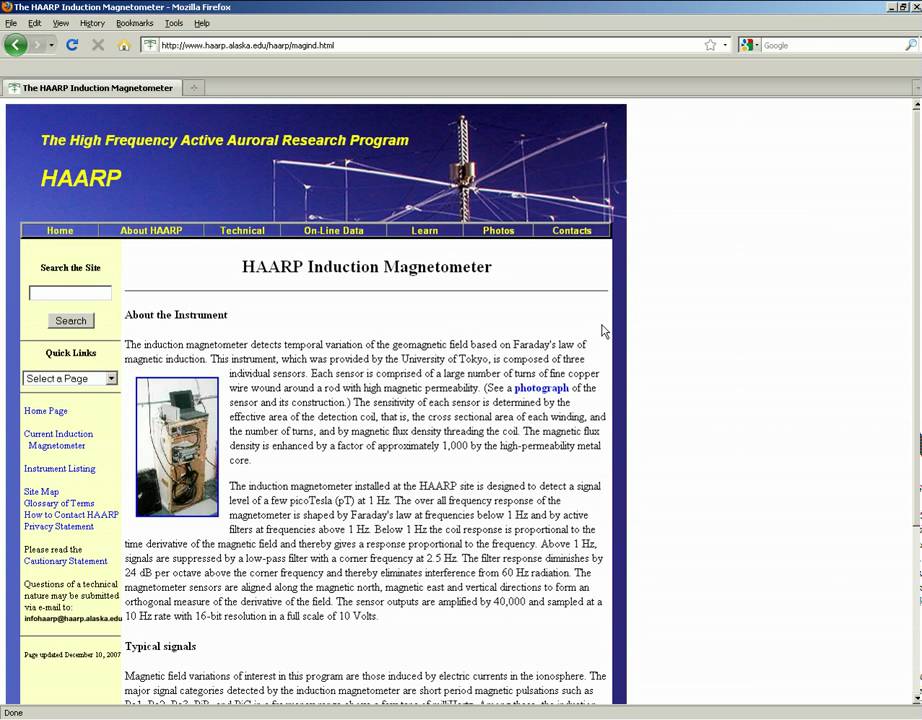 HAARP activity during Haiti earthquake - YouTube