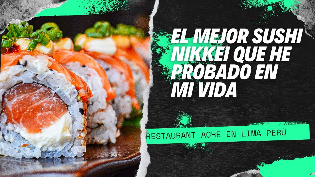 Así es el Sushi en Perú! Comida Nikkei en Lima - YouTube