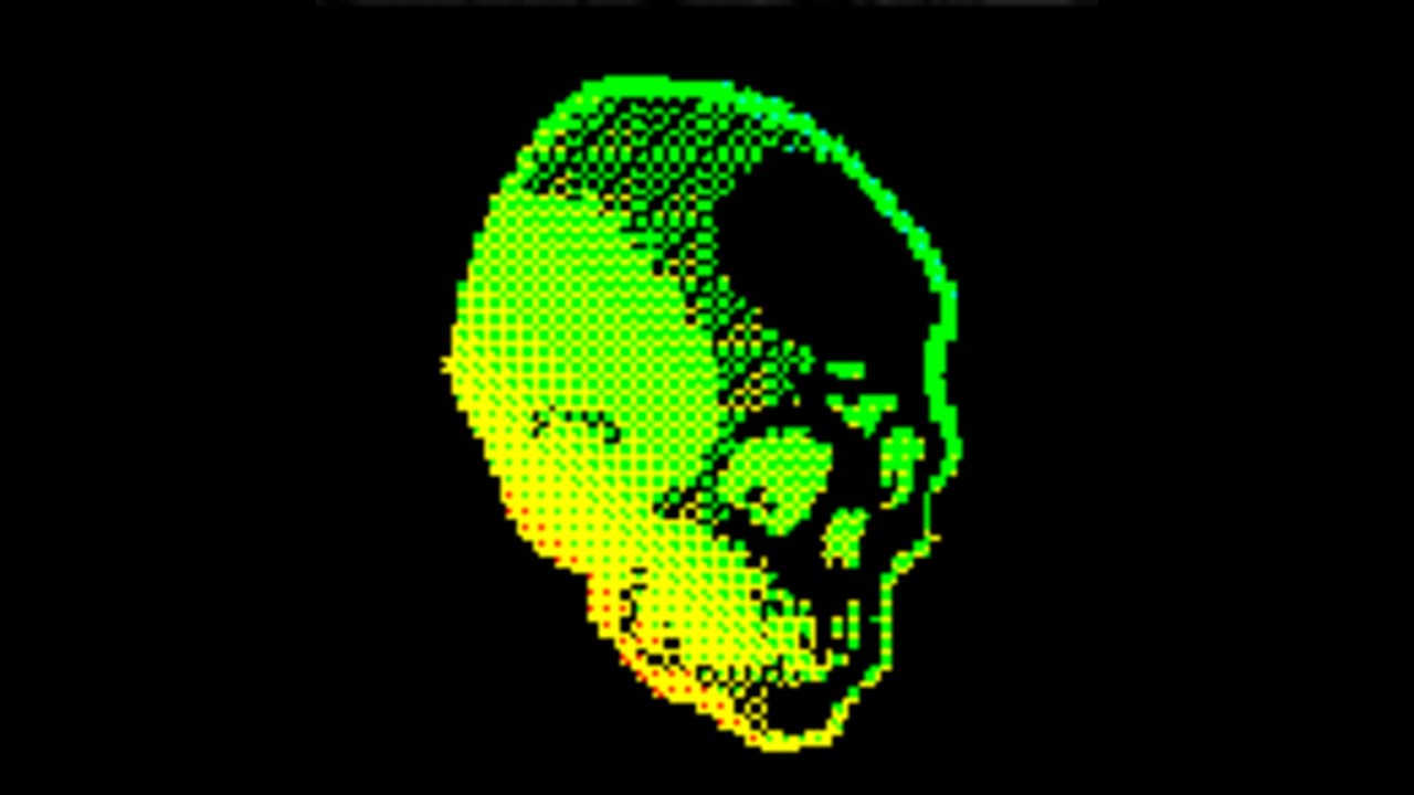 8-Bit Skull Design - Piskel - YouTube