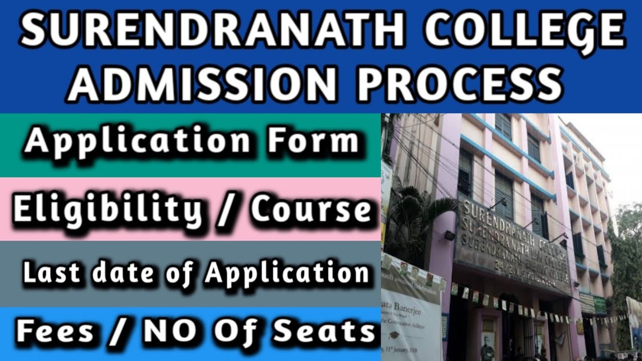 Surendranath college admission 2021 || surendranath college admission ...