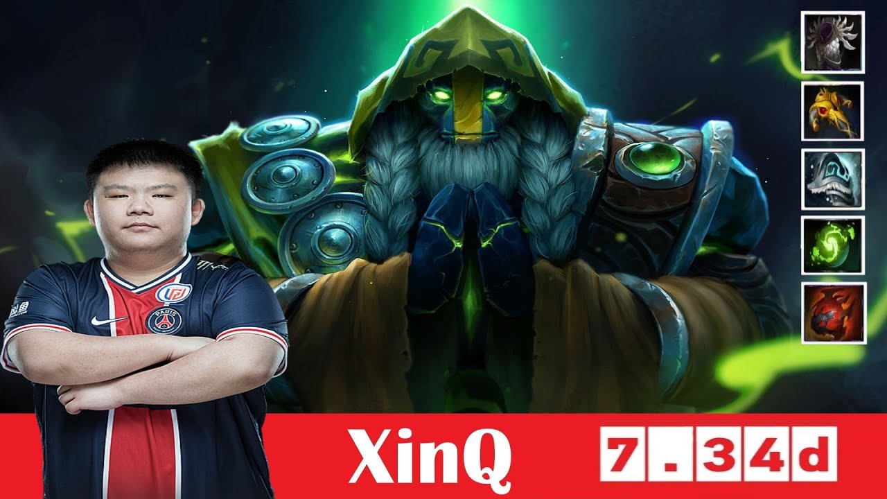 [DOTA 2] XinQ the EARTH SPIRIT [OFFLANE] [7.34d] - YouTube